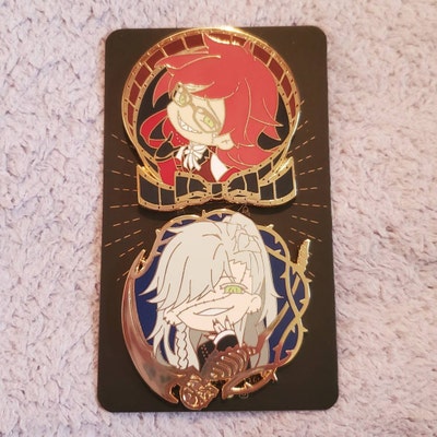 Black Butler Hard Enamel Pins Kuroshitsuji Ciel Sebastian Grell ...