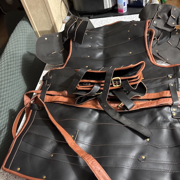 Handcrafted Leather Samurai Armor – Full Body Suit - Etsy
