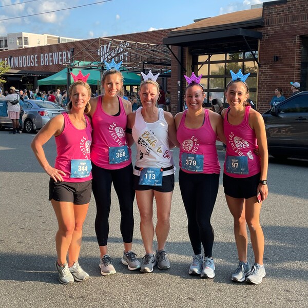 Happy Trails Running Partners Tanks Ladies Poly Interlock Wicking Shirt ...