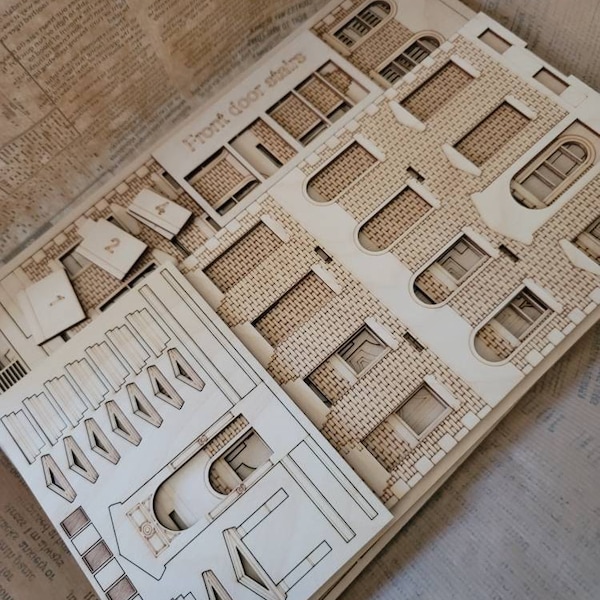 The "magic Wand Shop", Interior With Stairs, Ladder and Desk - Etsy