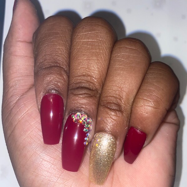 PAMPERED NAIL & TOE Set | Luxury Press on Nails | Press on Toe Nails ...