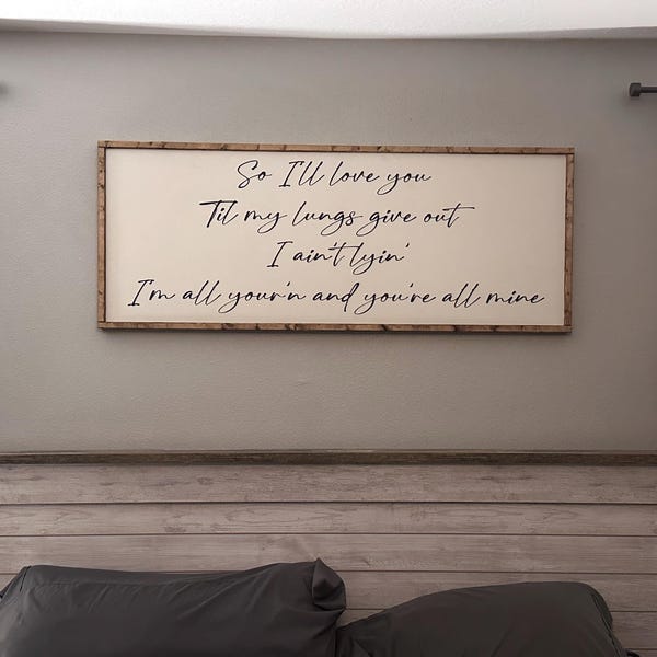 Hey Baby, I Love You Hey Baby I Need You Wooden Signs - Etsy