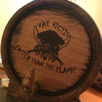 Rum Pirate Barrel 1-2-3-5-10-15L, Whiskey-wine-bourbon Barrel Wooden ...