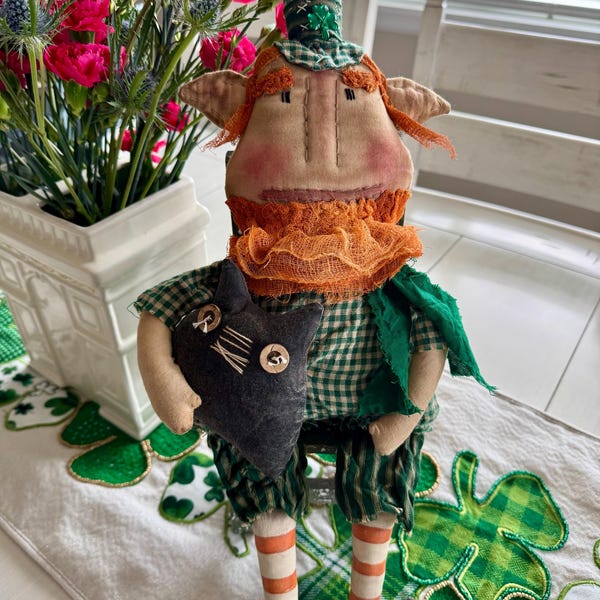 Thinking of You Primitive Hanger or Sitter Folk Art Rustic Christmas ...