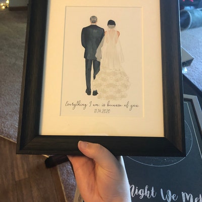 Personalized Father of the Bride Print Father of the Bride - Etsy