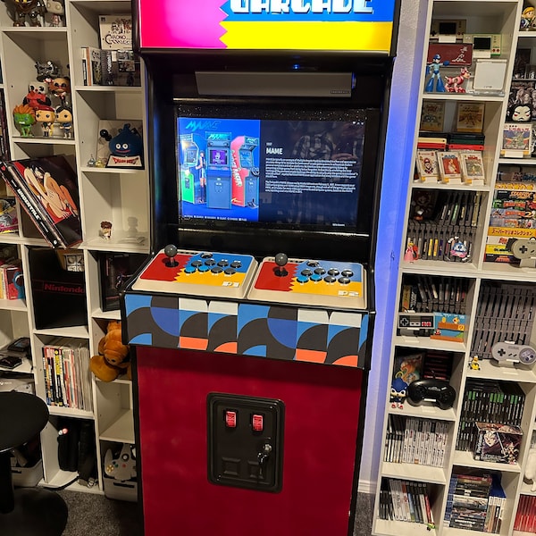 Full Size Arcade 3D Printed Coin Door With LED Credit Buttons - Etsy