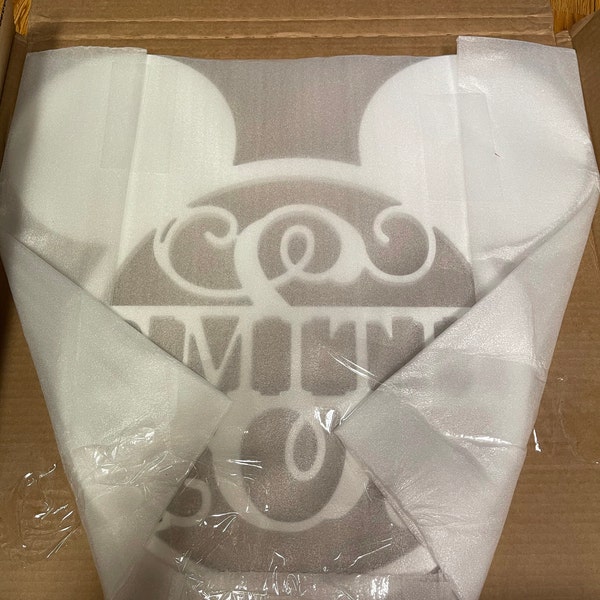 Walt Disney Wedding - Wooden Monogram - Disney Bride - Wooden Initials ...