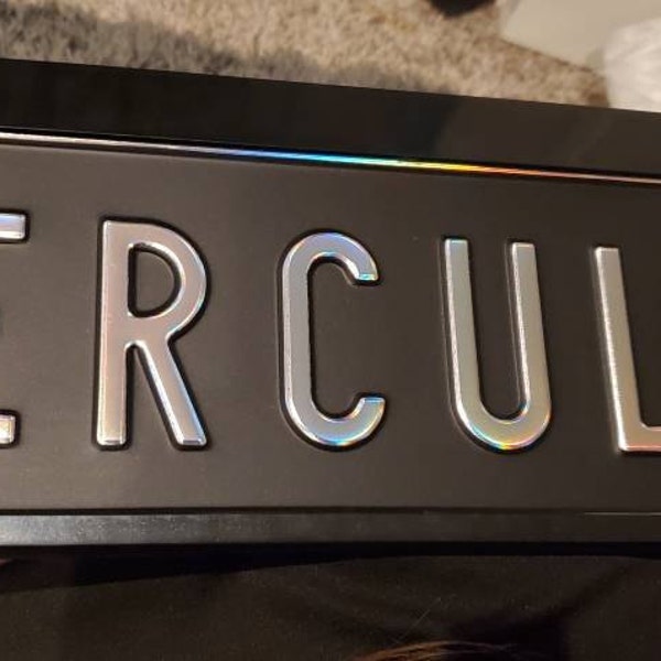 Custom Black Front License Plate Delete Home House Decor Metal ...