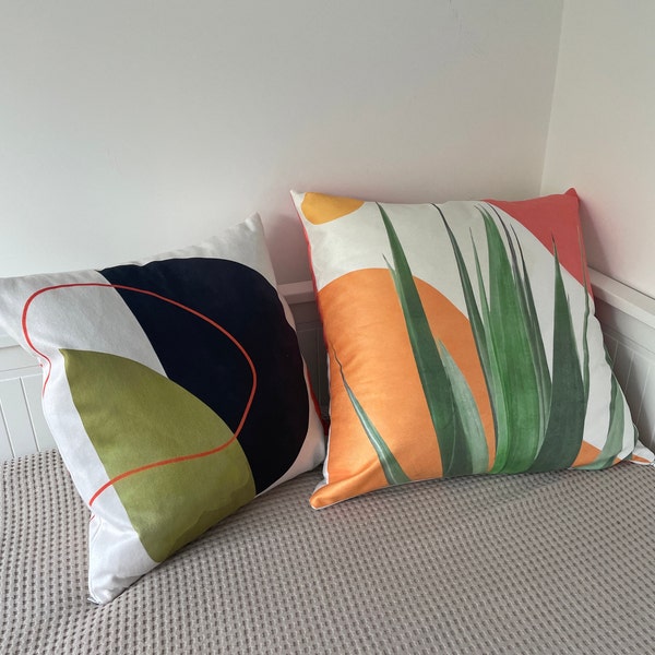 Abstract Cushion Cover|geometric Pillow Case|green Black Cushion Case ...