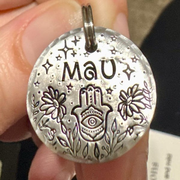 Cemetery Dog Tag - Ghost Dog Tag - Halloween Dog Tag - Crow - Raven ...