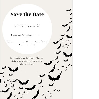 Gothic Crow and Rose Wedding Invitation Set to Download and Print ...