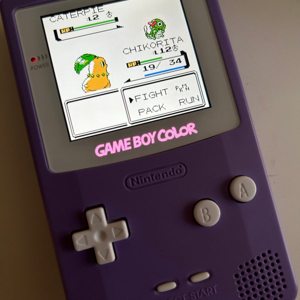 Custom UV Printed Gameboy Color Q5 IPS Backlit LCD Mod. New Speaker ...