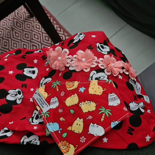 So Cute Handmade Cat Bandana! Adorable Patterns! - Etsy