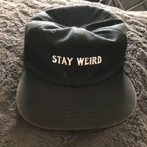 Mountains Embroidered Patch Unconstructed 6 Panel Hat Flat Brim and ...