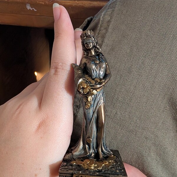 Vintage Medusa Mini Statue Small Hand-painted Ancient Greek Gorgon ...