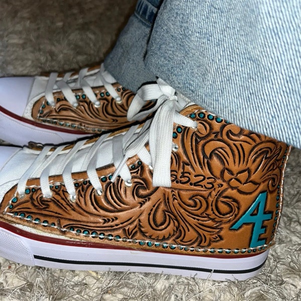 Custom Leather Knife Block - Etsy