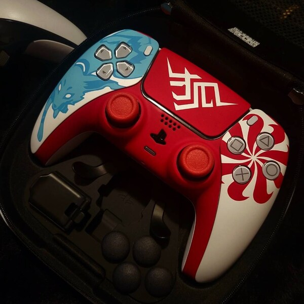 Custom Overwatch Kiriko Kamori Themed Playstation 5 PS5 Dualsense ...