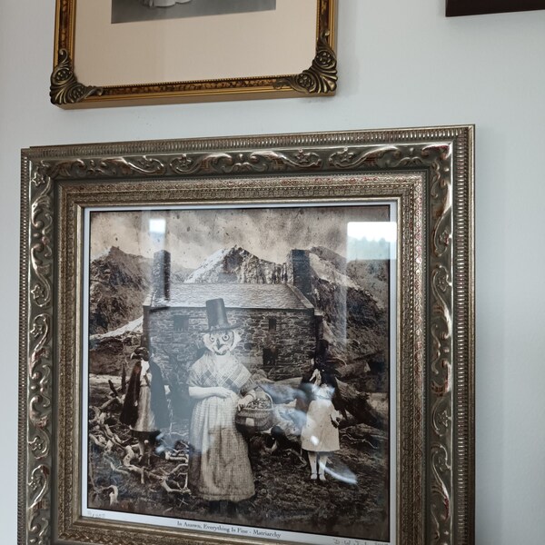 Horned Goddess Lady Rut Giclée Print on Handmade Paper - Gothic ...