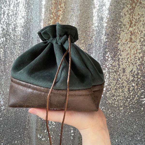 Drawstring Bag PDF Sewing Pattern | Instant Download | Flat Bottom Dice ...