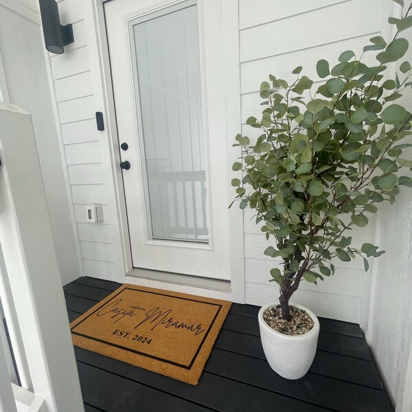 Bow Print Doormat Bows Pink Bows Gift for Her Welcome Mat Porch Decor ...