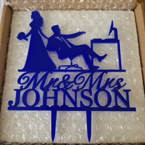 Computer Programmer Cake Topper | Programming Wedding Cake Topper | Programmer Theme Party ...