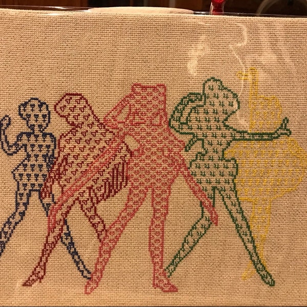 SM Cross Stitch Pattern - Etsy