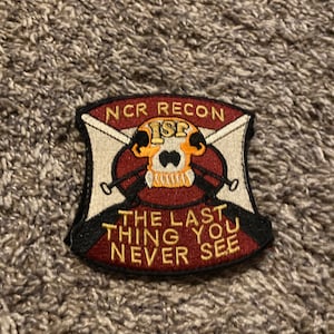 Fallout New Vegas Inspired NCR Recon Sniper Cosplay Gamer Patch Hook ...