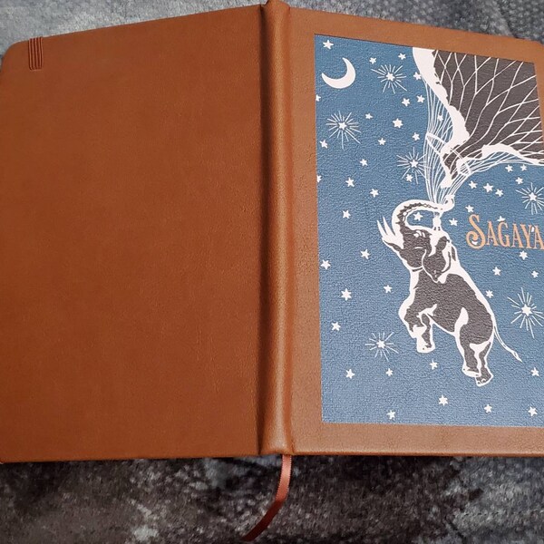 Custom Swan Illustration Rustic Journal Gift, Leather Diary, Bird ...