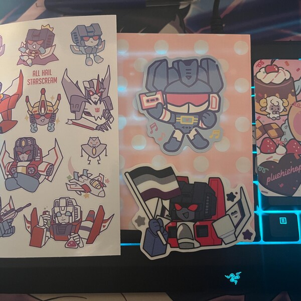 TF MTMTE TFA Starscream Sticker Sheets - Etsy