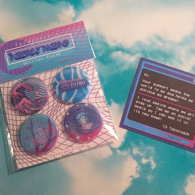 Vaporwave Aesthetic Pixel Art Cityscape MS Paint Inspired Vinyl Sticker ...