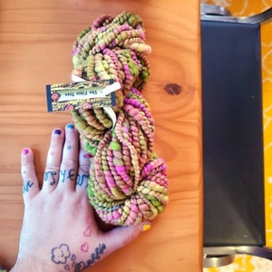 Handspun Yarn, Art Yarn, Chunky Yarn, Weaving Yarn, Slub Yarn, Hand ...