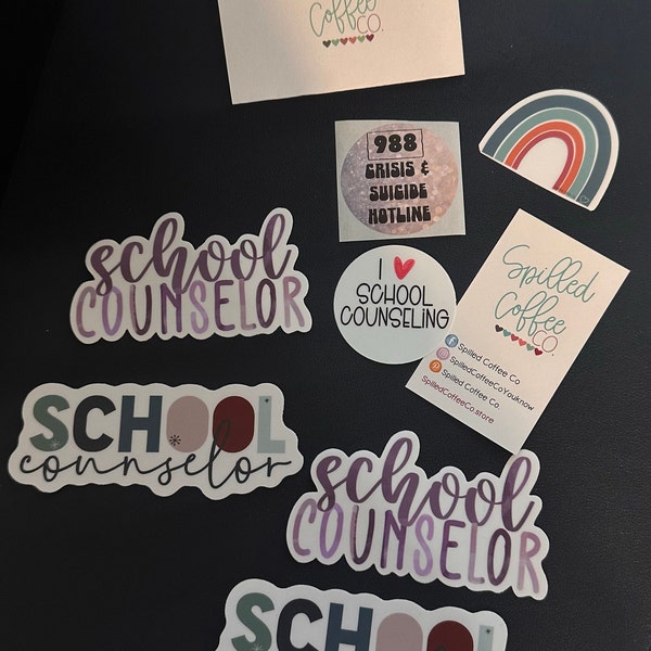 Waterproof Counselor Sticker, School Counselor, Coping Skills Sticker ...