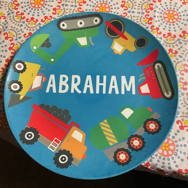 Personalized Truck Plate for Boys | Cute Toddler Car Plate for Kids ...