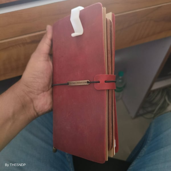 Personalized Leather Traveler's Notebook - Travel Diary Sketchbook ...
