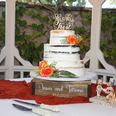 Mickey Wedding Cake Topper, Custom Wedding , Mr and Mrs Cake Topper ...