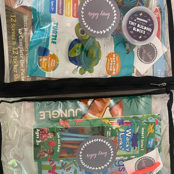 Busy Bags Customizable for Home, Traveling or Birthday Gifts! (toddlers ...