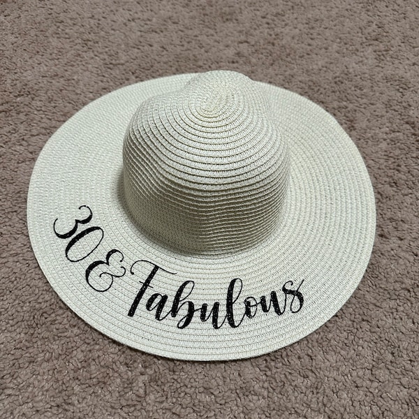 Beach Party Hat | Birthday Girl Hat | Birthday Beach Hat | - Etsy