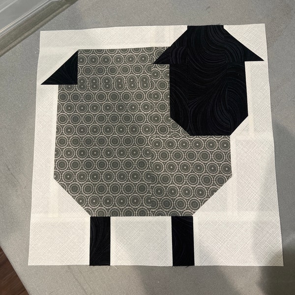 Matt the Sheep Block Kit - Fun on the Farm by Quilt in a Day, Precut ...