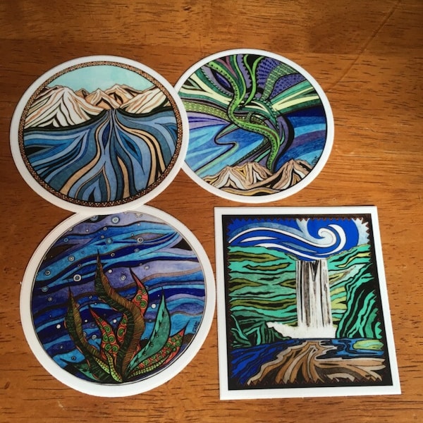 Aurora Borealis Sticker - Etsy