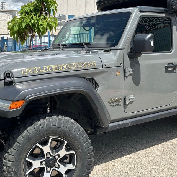 Fits 2019-2025 Jeep Rubicon JL/JT/JK Hood Letters Vinyl Graphics - Etsy