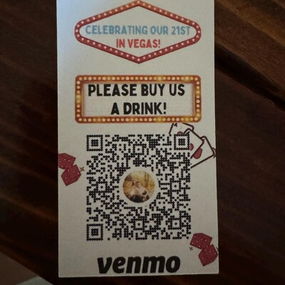 Venmo QR Code, Venmo Bachelorette Bracelet, Buy the Bride a Drink ...