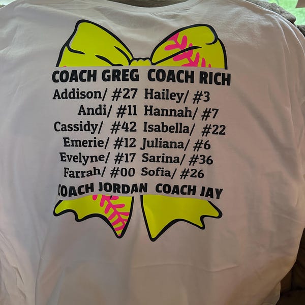 Softball Roster Template, Softball Roster Template Design, Softball ...