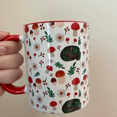 Cottage Core Mug Frog Mug Cottage Core Gifts Mushroom Mug Witchy ...
