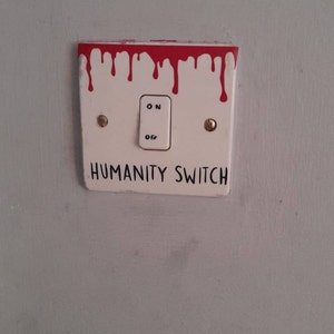Vampire Diaries Humanity Switch Light Switch Sticker Non - Etsy
