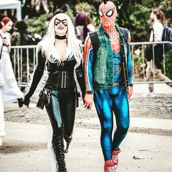 Spider Punk Spider Suit Costume Cosplay Spider-punk no Jacket Across ...