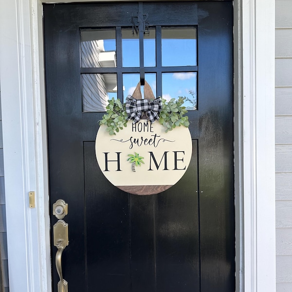 Front Door Decor, as for Me and My House, Joshua 24:15 Door Sign ...