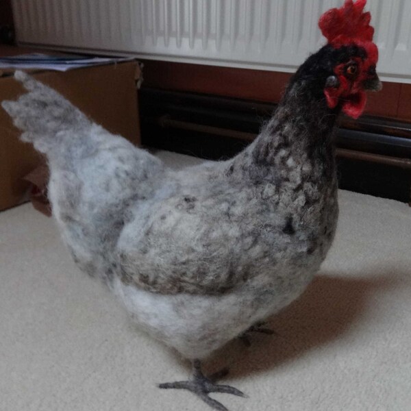 Hen - Needle Felted, Various Breeds, Finished Wool Sculpture - Etsy