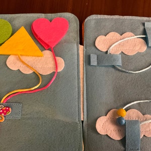 Quiet Book Toddler, Busy Book, Felt Montessori Book, Activity Sensory ...