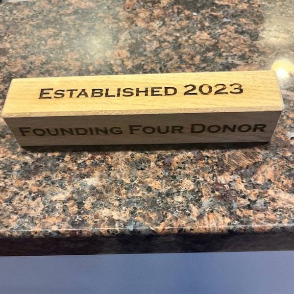 Personalized Wooden Quote Block, Custom Wood Block, Home Decor, Office ...