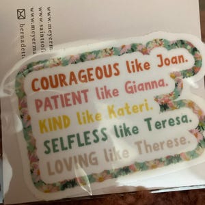 Set of 40 Saint Stickers SET 3. Kids Saint Stickers. First Communion ...